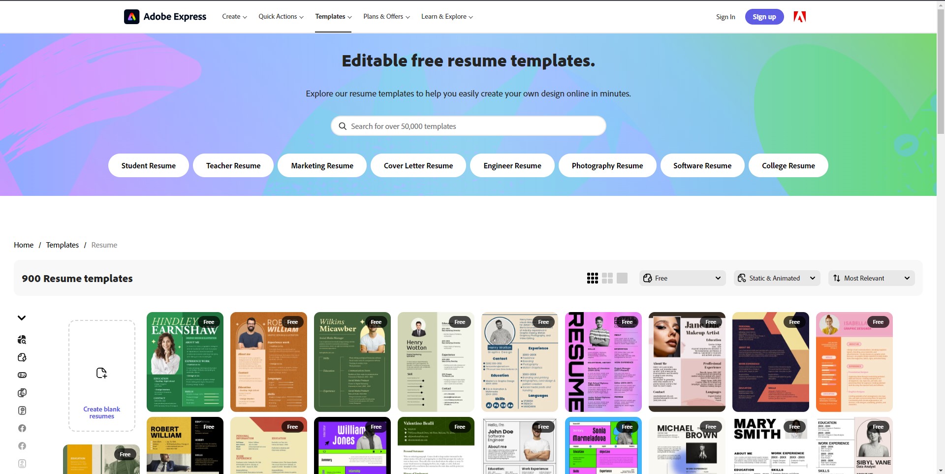 Buat Resume Pakai Template CV Gratis - Single Moms Indonesia